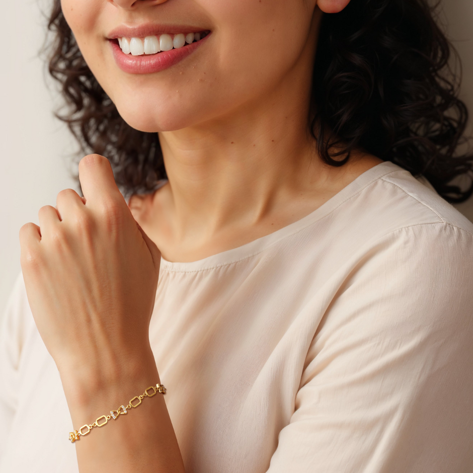 Silver Bracelets Plated with Gold – Trisu