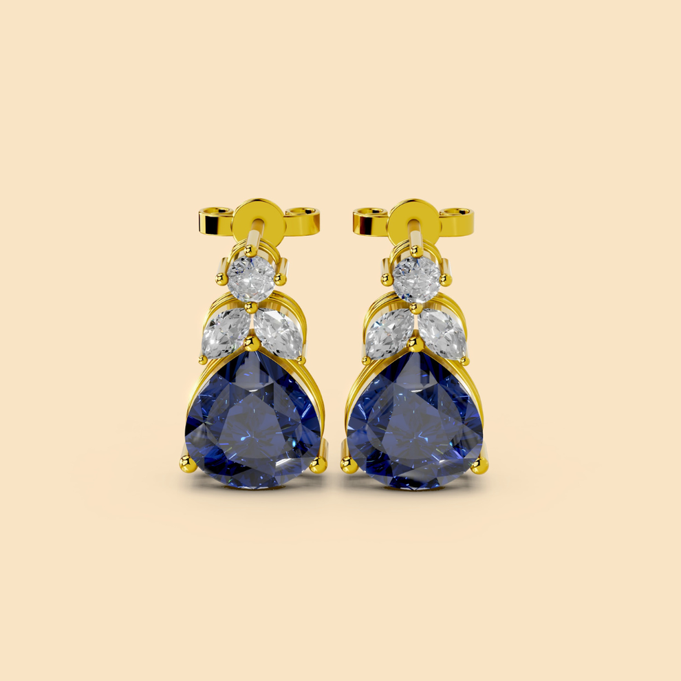 22kt Gold Vermeil Ocean Mist Earrings – Trisu